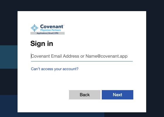 How to Access Covenant Apps – Covenant Physician Partners